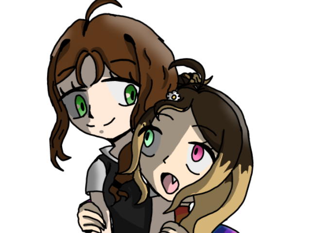 Akiko Aoki and Ena akabane animated - ibisPaint