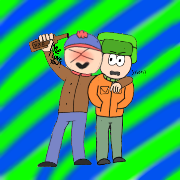 Kyle and stan - ibisPaint
