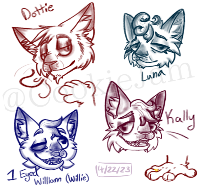 Cat character design practice- - ibisPaint