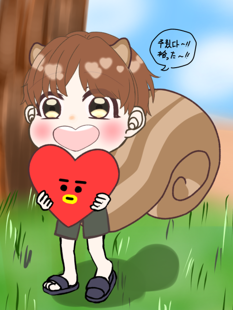 リスとTATA - ibisPaint