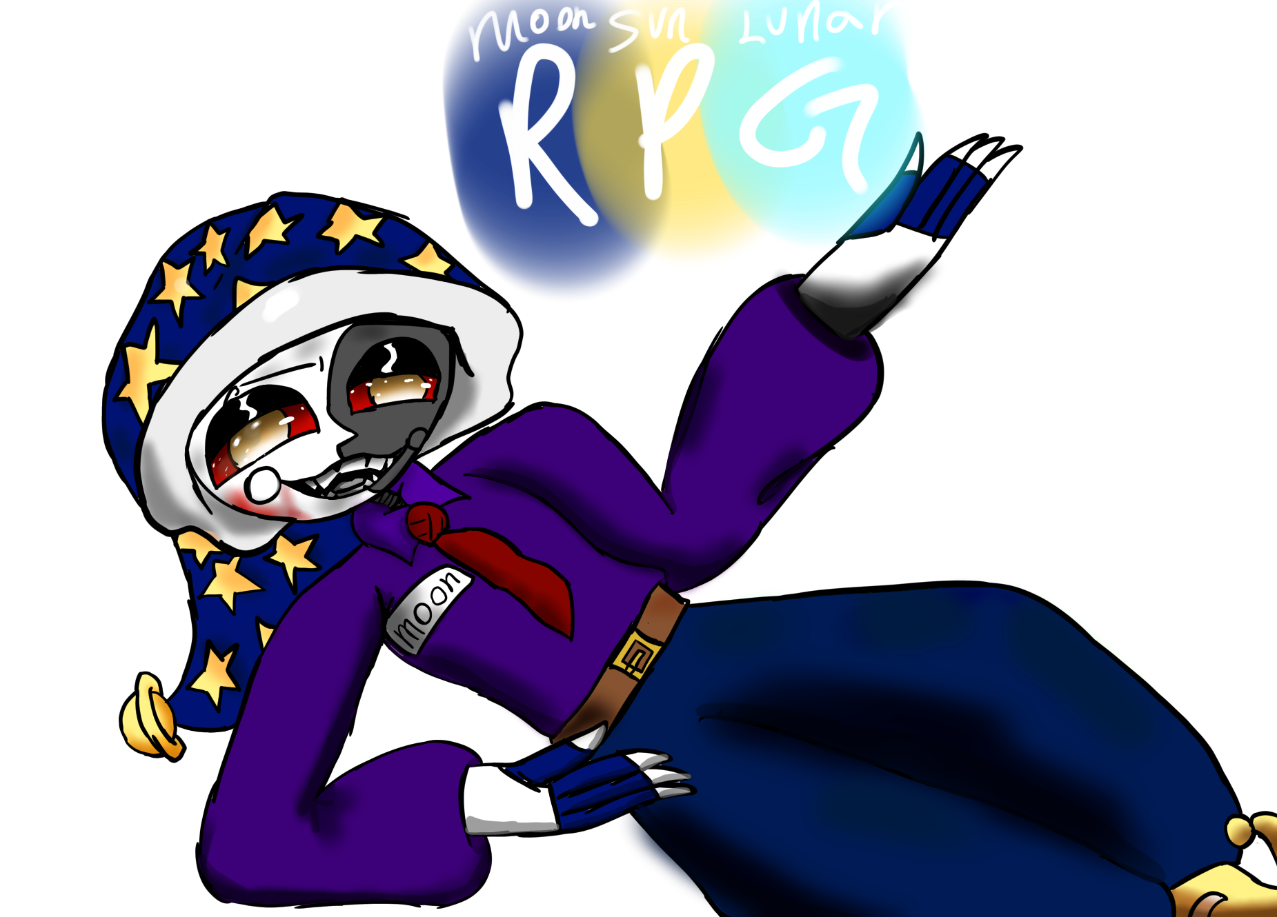 Moon in fanf - ibisPaint