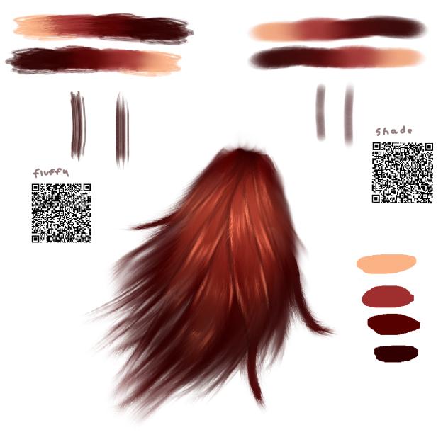 Another hair brushes! - ibisPaint