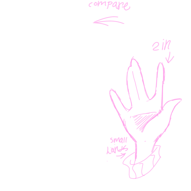 hand comparison - ibisPaint