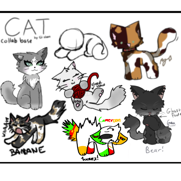 cat collab bc i lov cats - ibisPaint