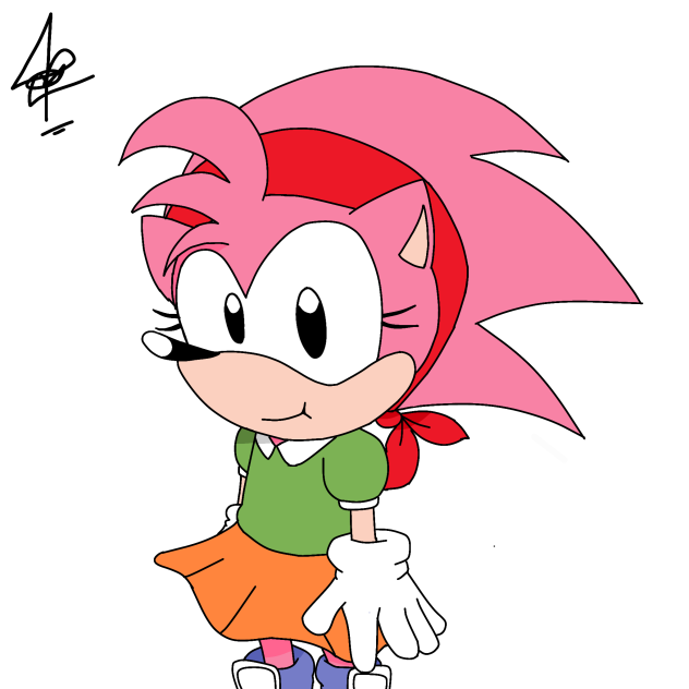 Classic amy rose - ibisPaint