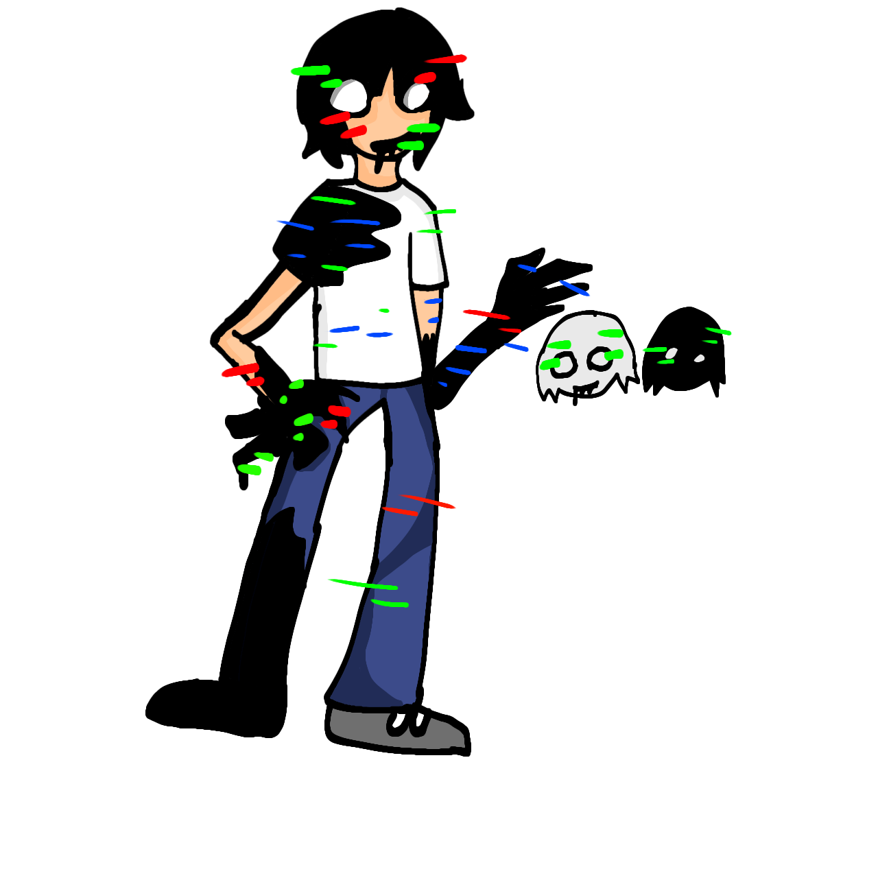 pibby Sam fnf - ibisPaint