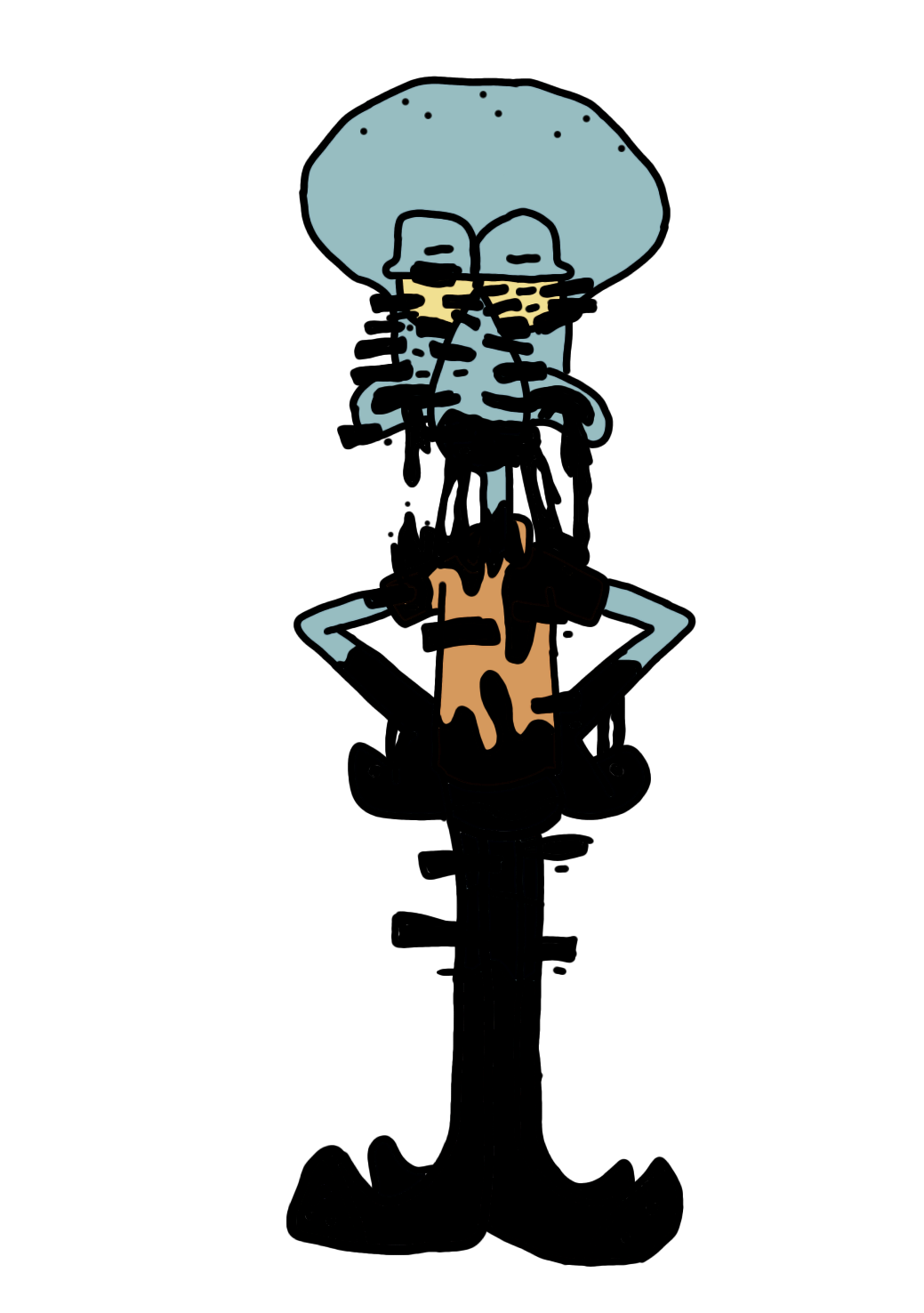 corrupted squidword - ibisPaint