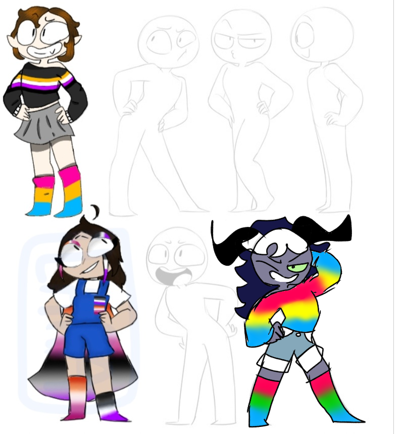 I love her pose - ibisPaint