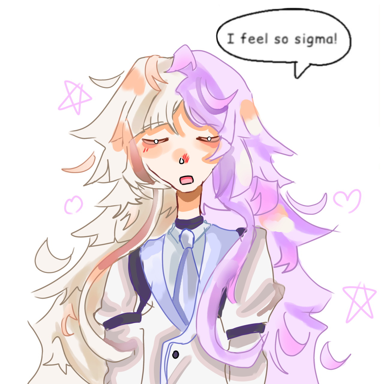 He feels so sigma - ibisPaint