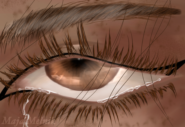 Crying eye - ibisPaint