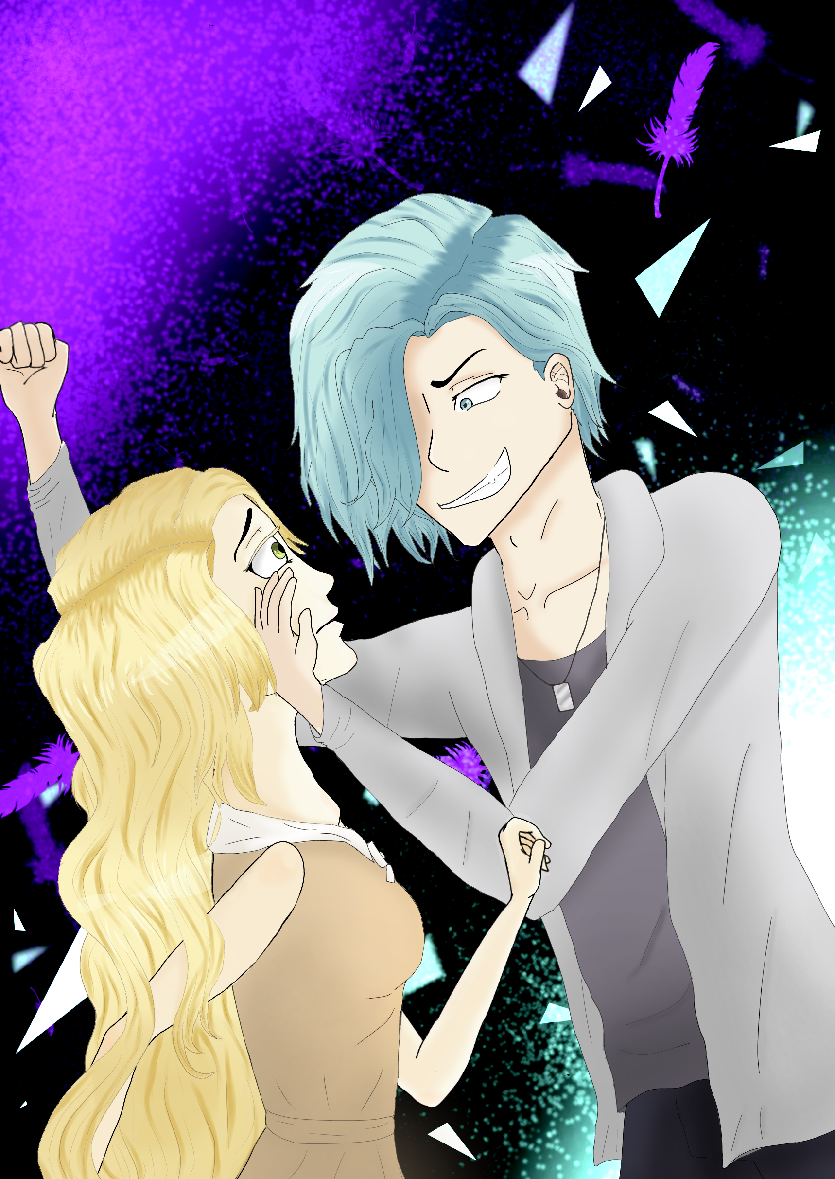 Rika & V ; Roles reversed - ibisPaint