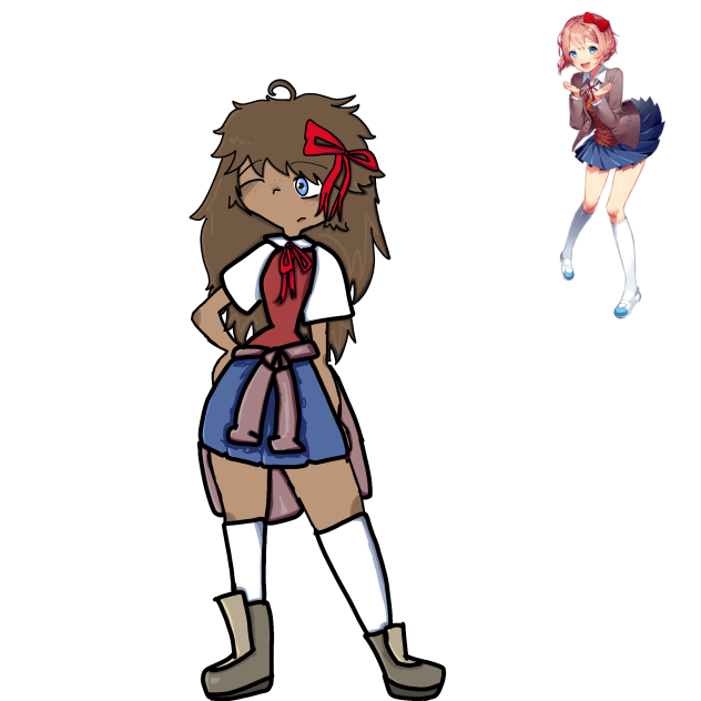 Doki doki literature club oc - ibisPaint