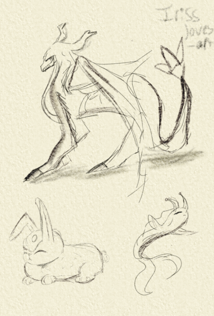 Mythical animal study - ibisPaint