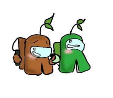 Brown X green (my ocs) - ibisPaint