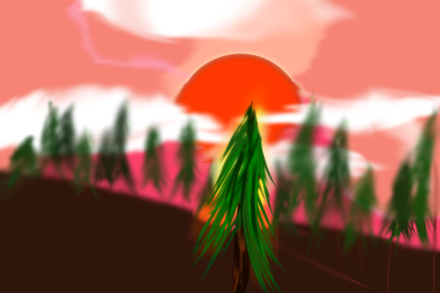 SUNSET - ibisPaint