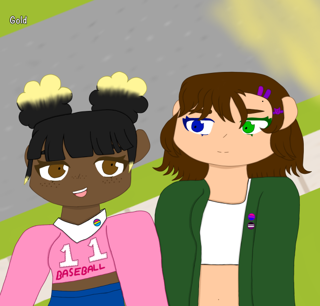 A baseball player and a fan - ibisPaint