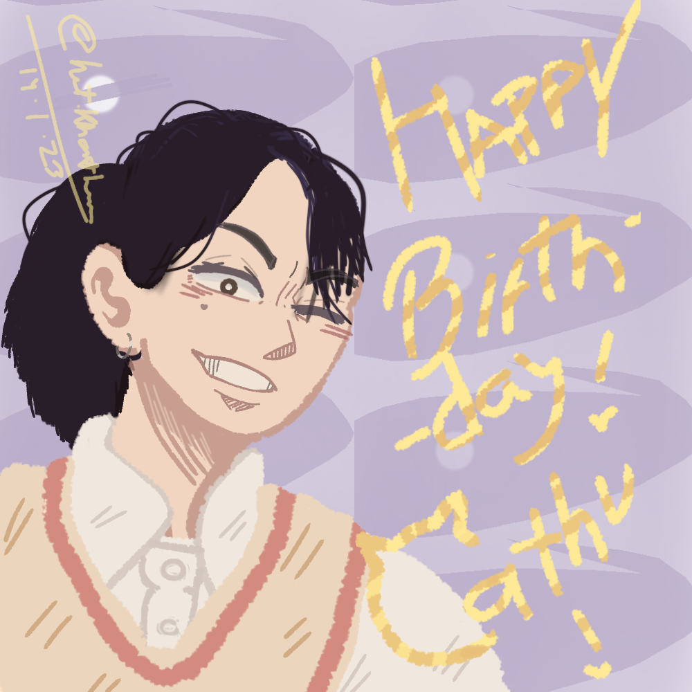B'day Wish for IRL friend! - ibisPaint