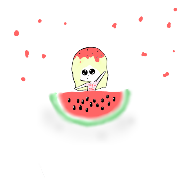 Watermelon Girl 🍉 - ibisPaint
