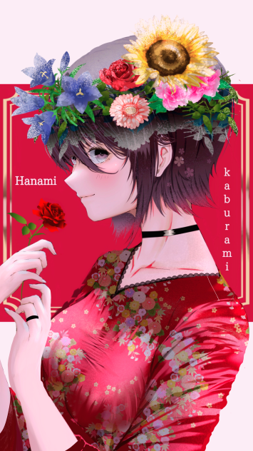 Hanami Lady Flower - ibisPaint