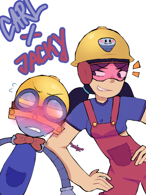 Carl X Jacky brawl stars - ibisPaint