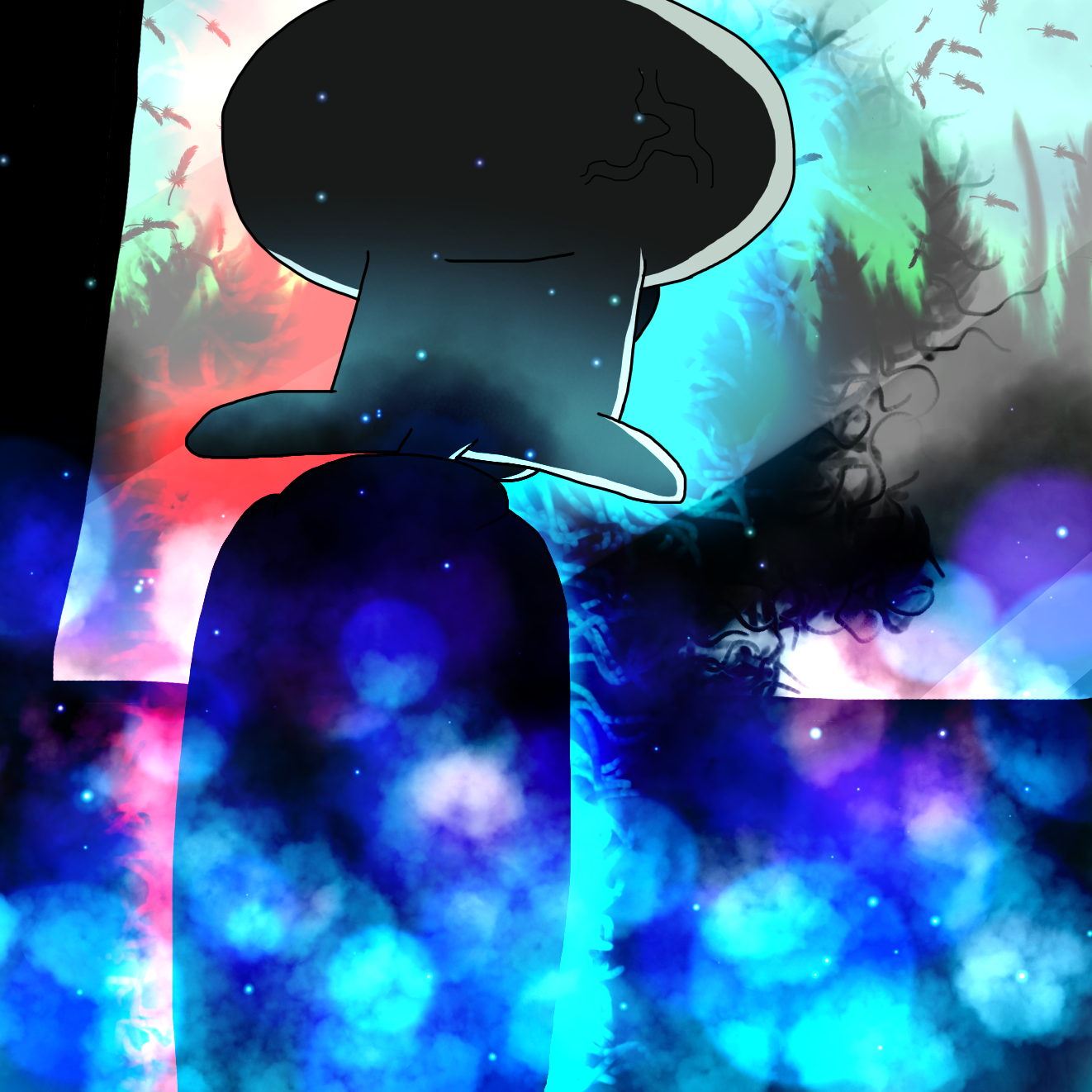 Squidward’s watching Miserable Life - ibisPaint