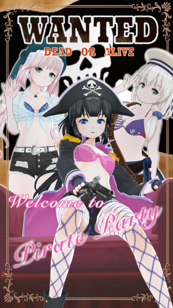 Pretty pirate pirty - ibisPaint