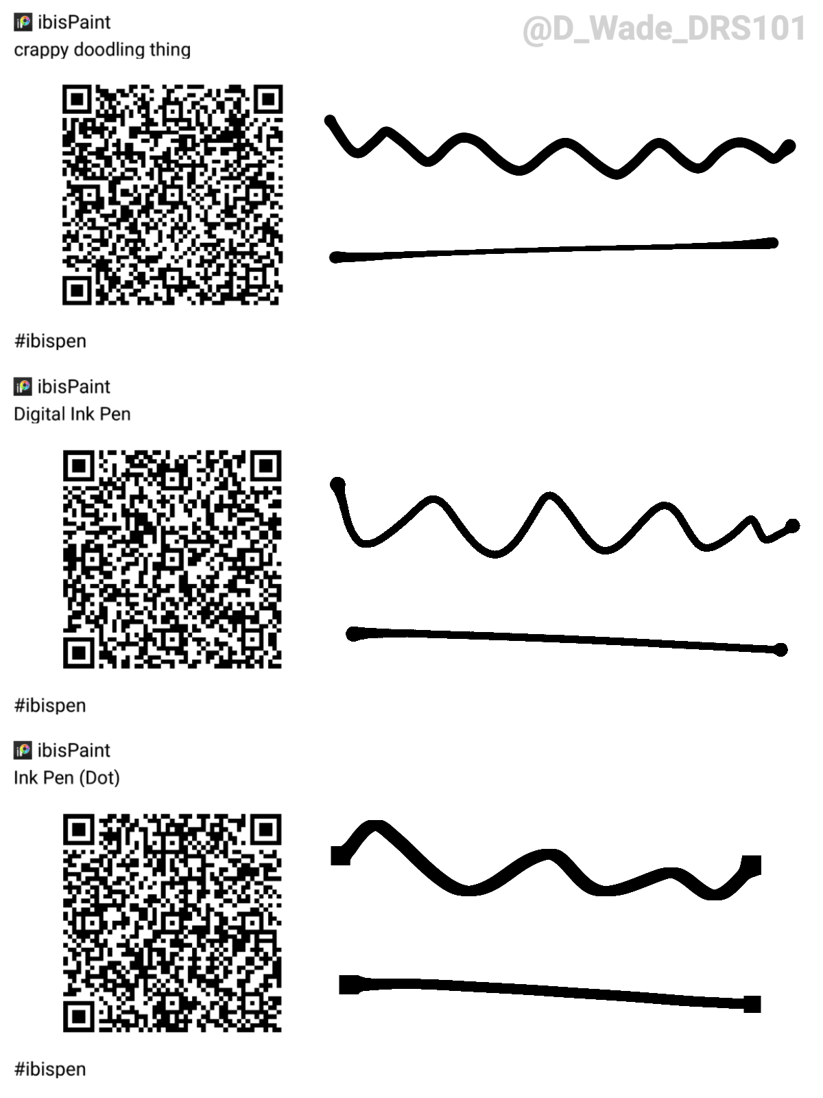 I Edited Ink Pen 3 Times & Made These. - ibisPaint