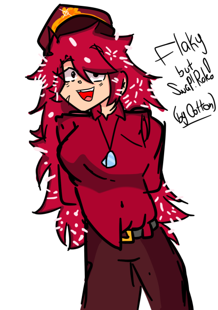 Flaky but swapped with Flippy - ibisPaint