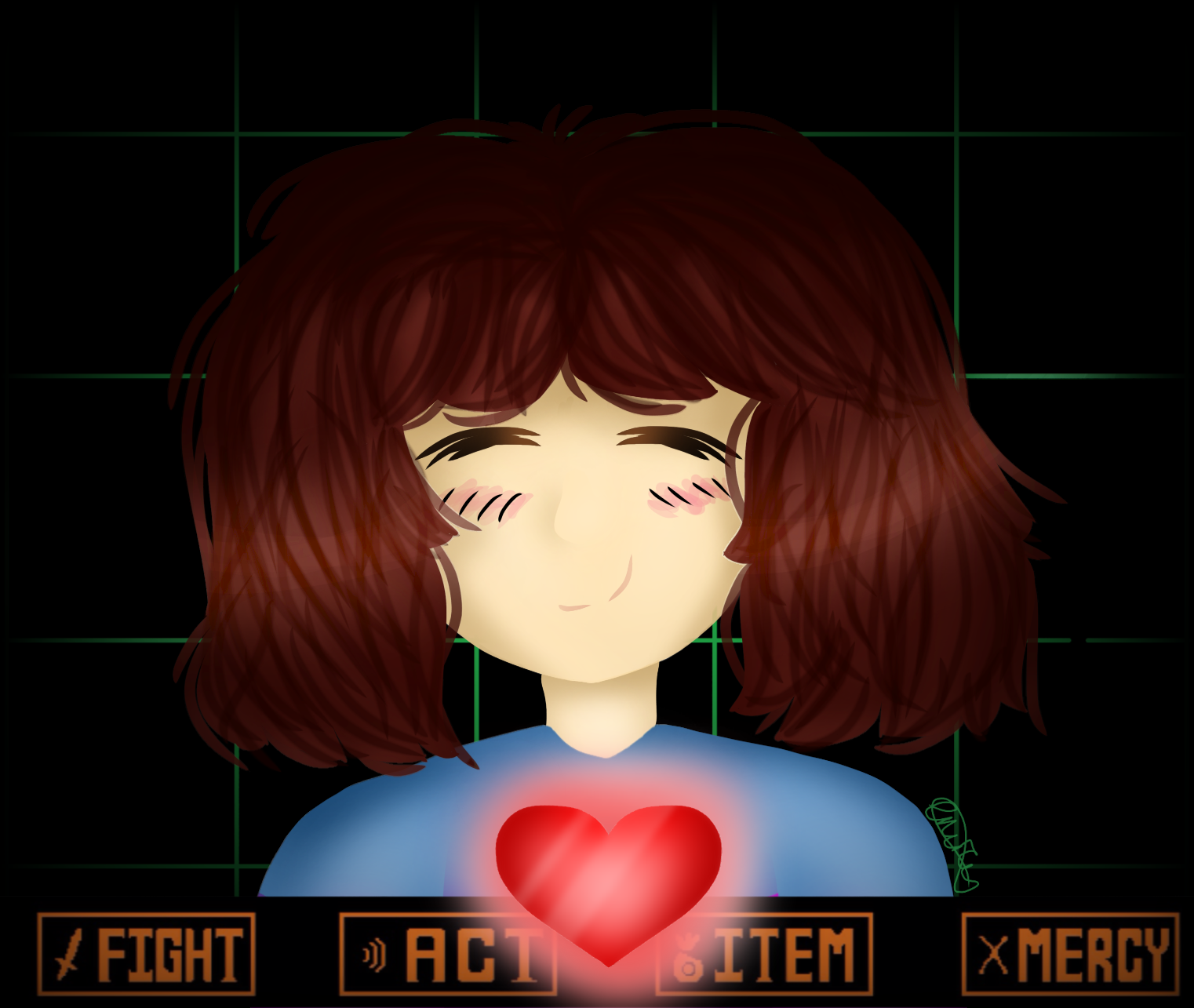 Undertale - Frisk Original Art - ibisPaint