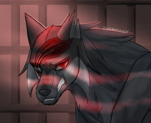 In the cage - ibisPaint