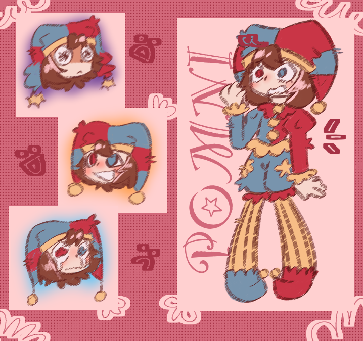 pomni redesign and hcs - ibisPaint