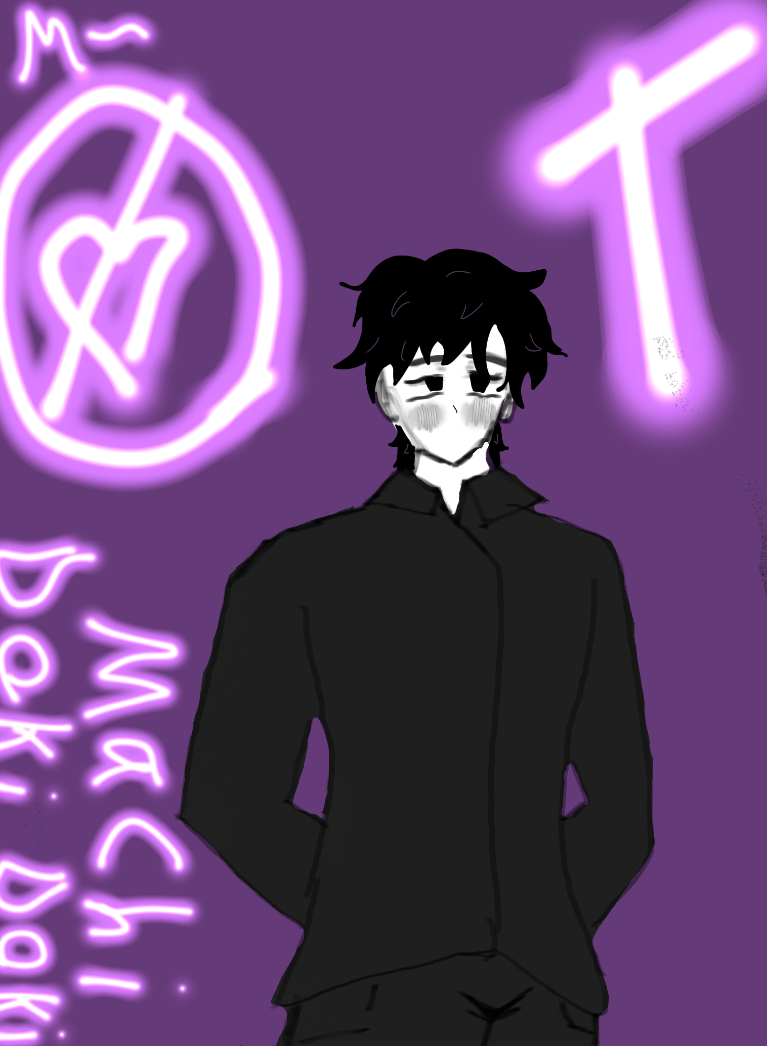 machi from doki doki - ibisPaint