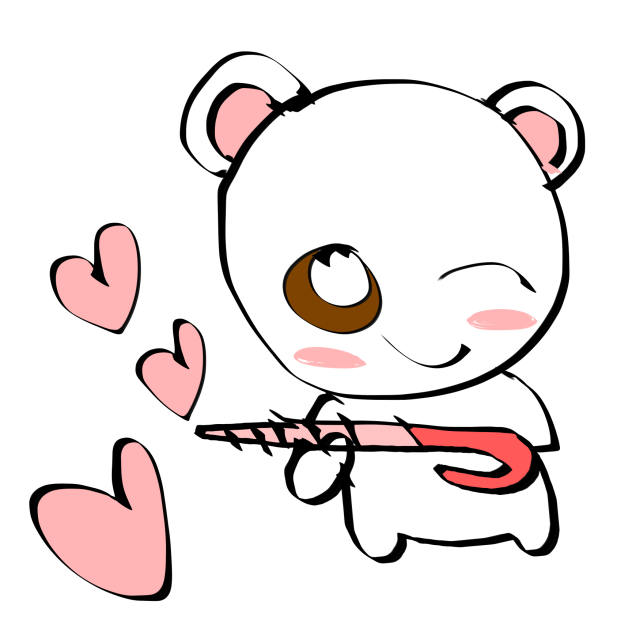 Cute bear love - ibisPaint