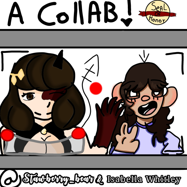 Collab with Strawberry bear! - ibisPaint