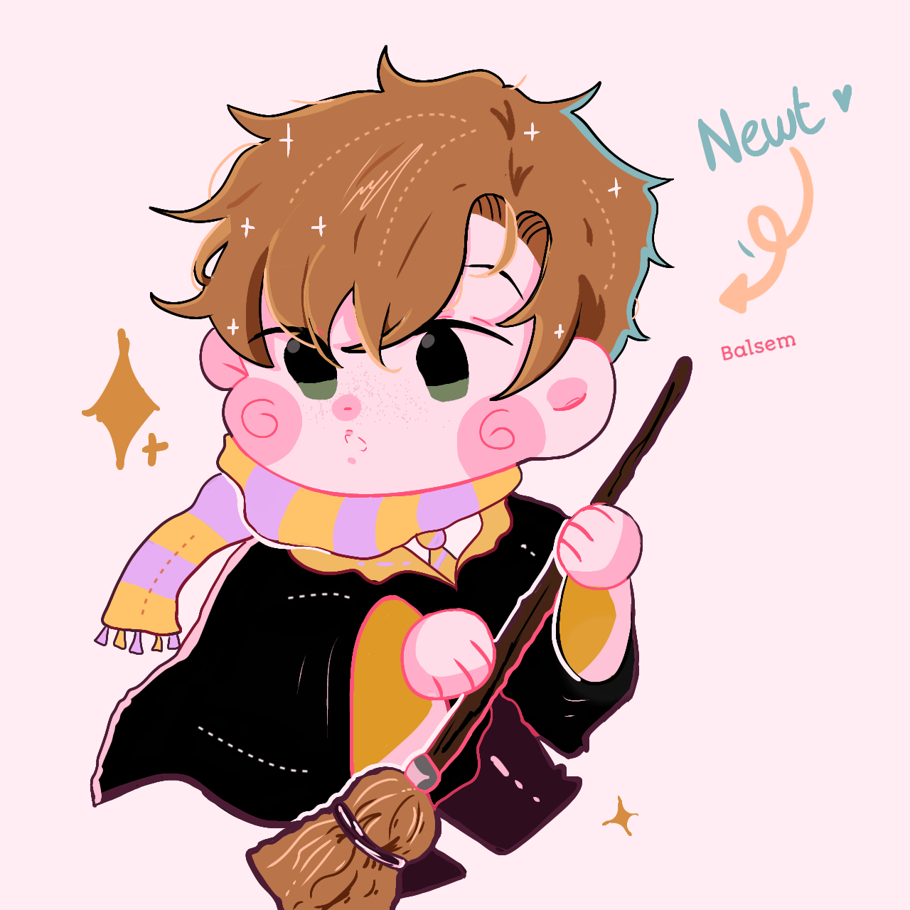 Chibi Newt - ibisPaint