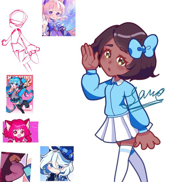 (Tried Marikyuun's Artstyle) - ibisPaint