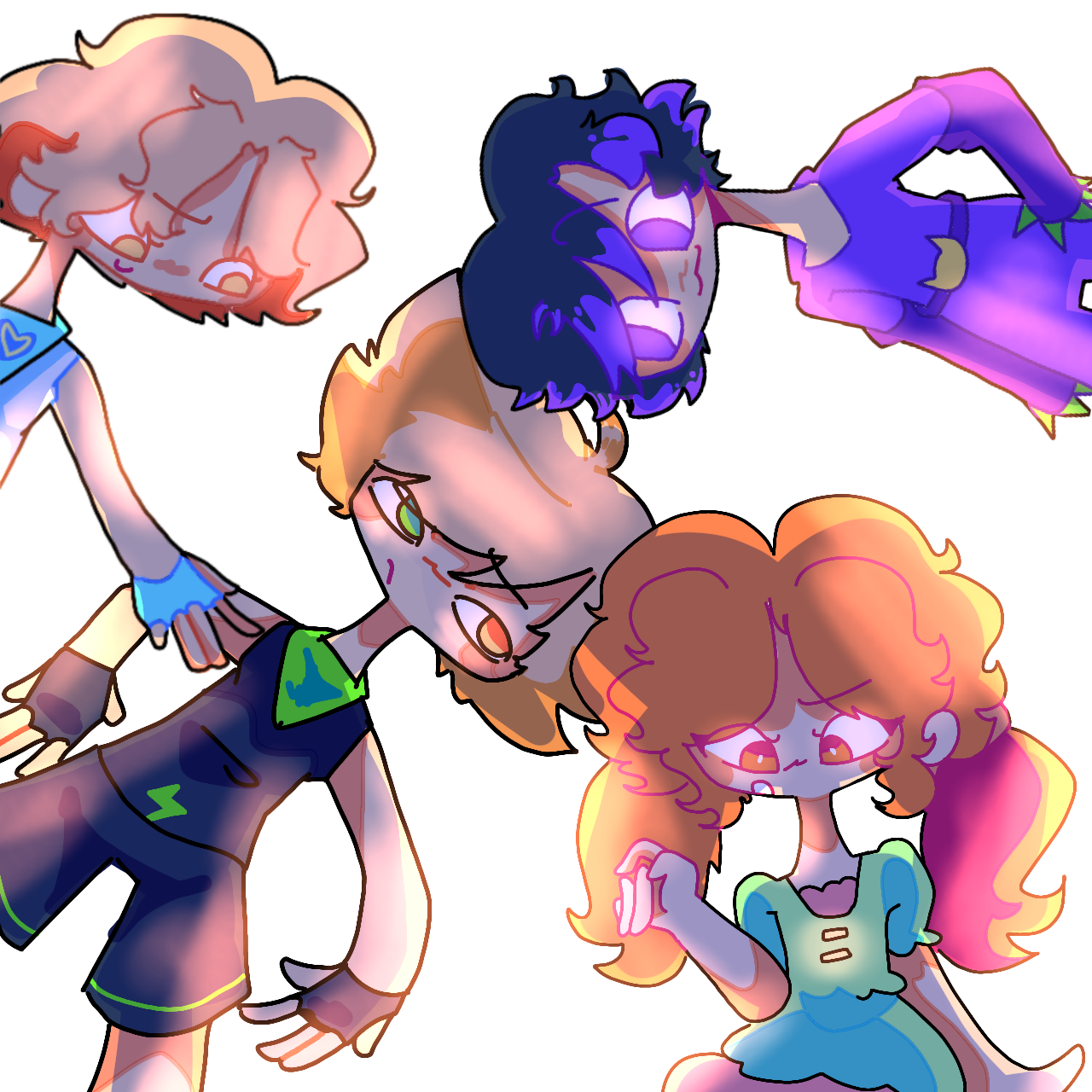 the team when there's a treasure chest - ibisPaint