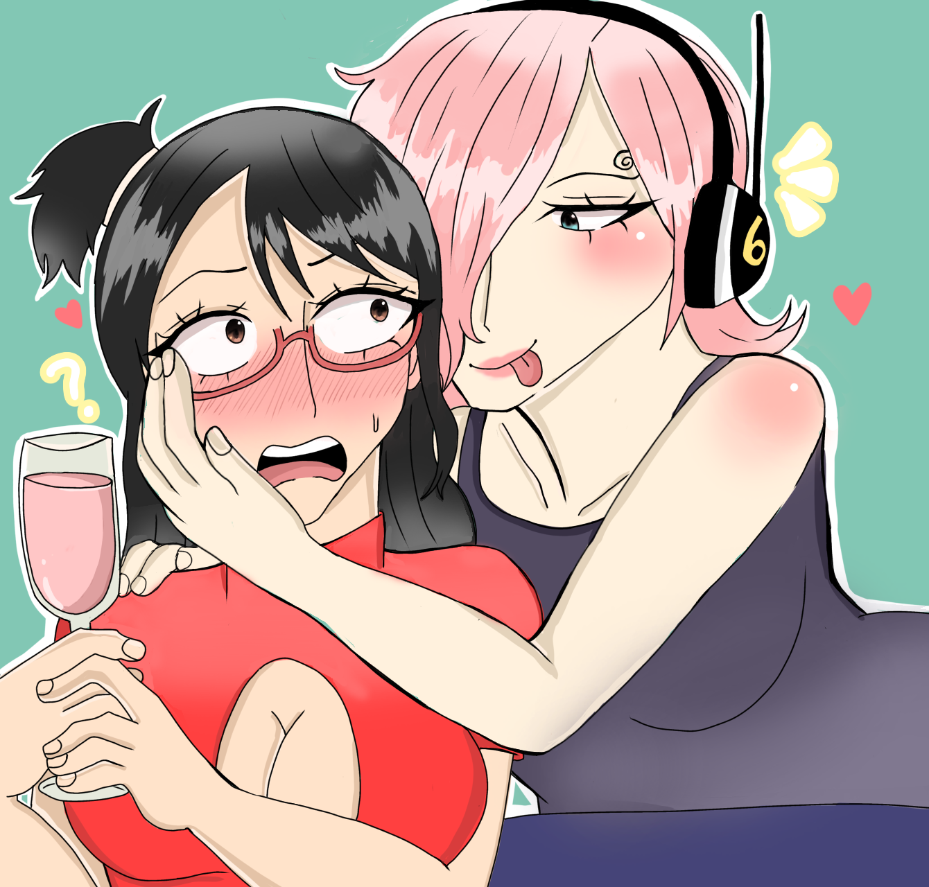 The lesbians🤭😍 - ibisPaint