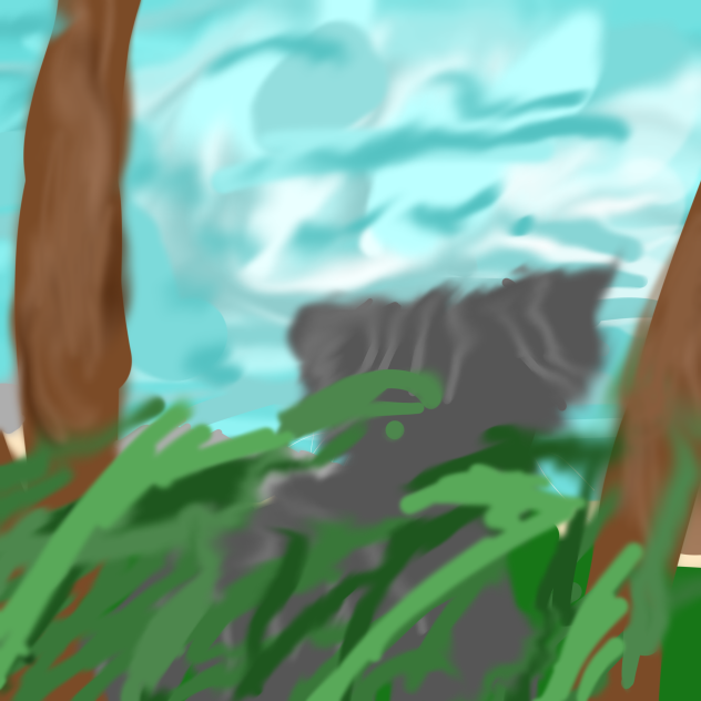 Stormy, a cat. - ibisPaint