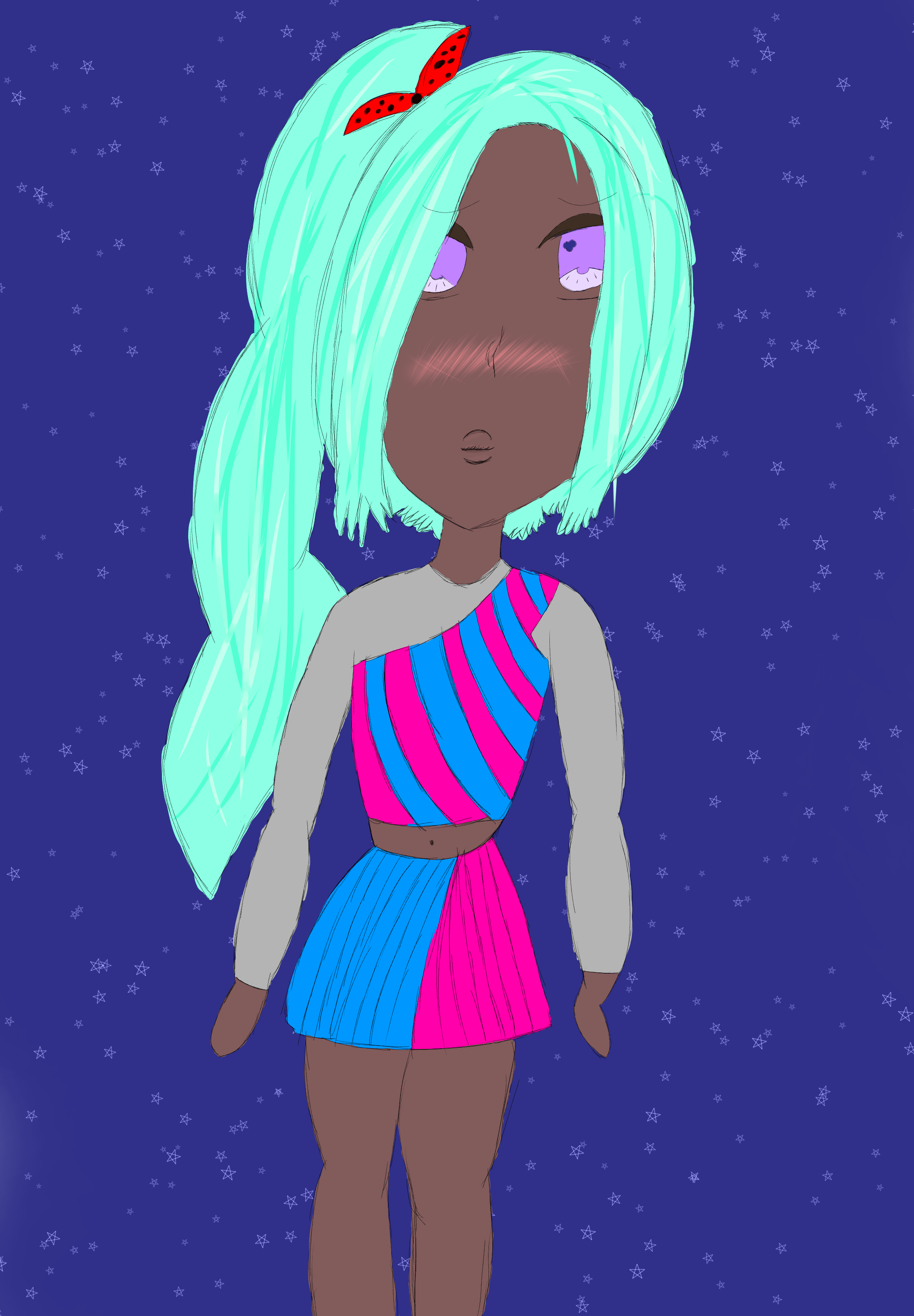 Dancer in stars - ibisPaint