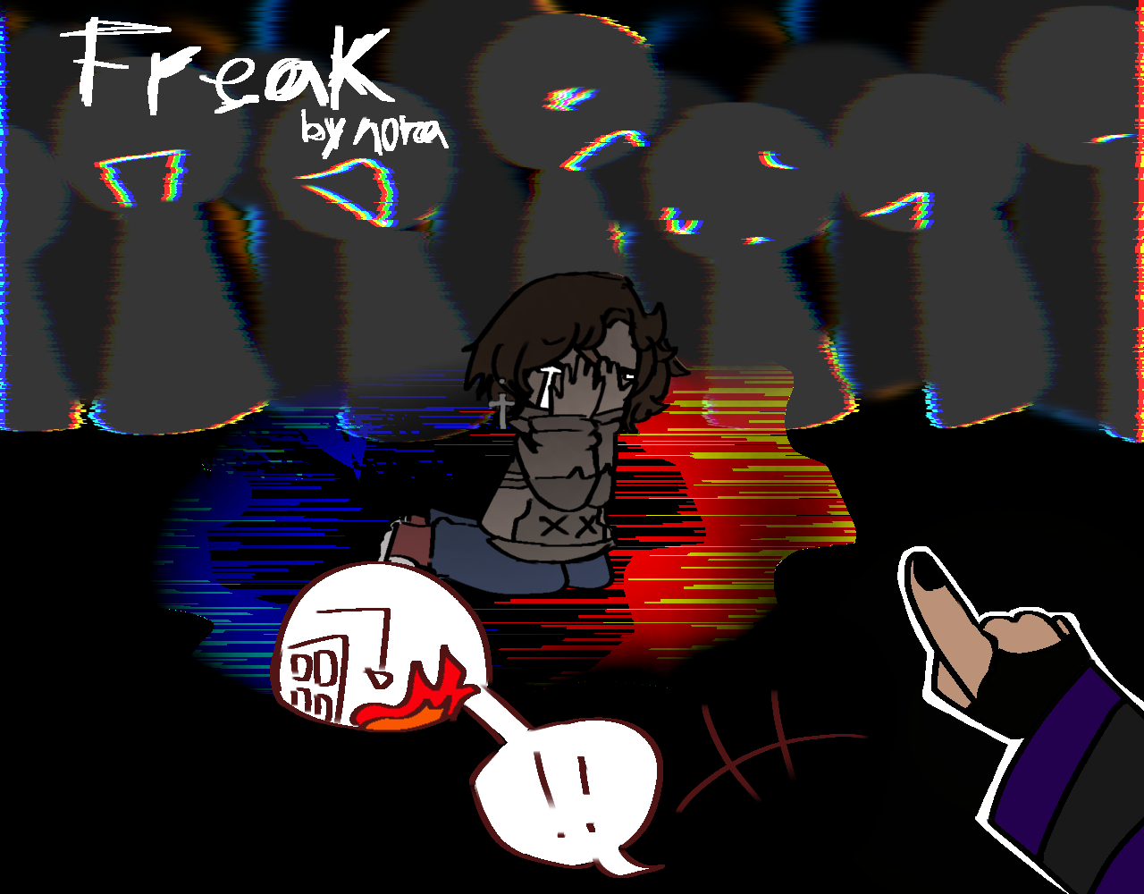 New drawn cover for freak - ibisPaint