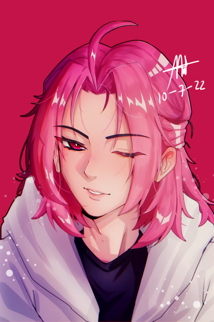 Pink guy - ibisPaint