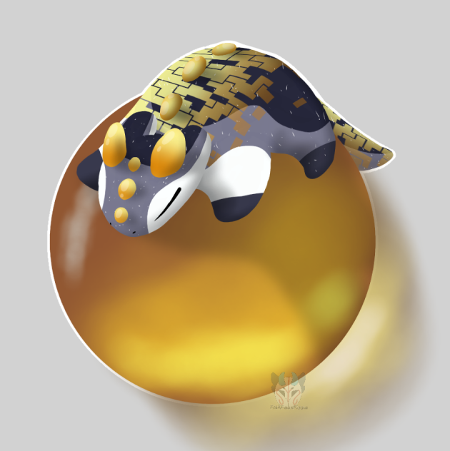 Amber Crystal Ball - ibisPaint