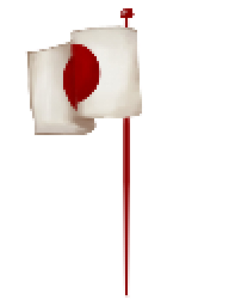 Japan flag (pixels) - ibisPaint