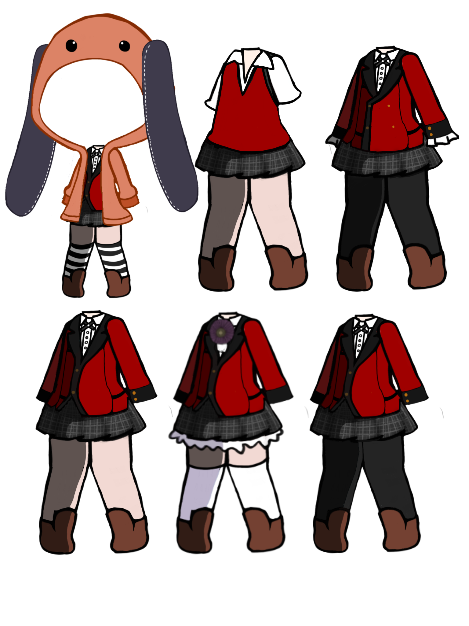 Kakegurui uniform - ibisPaint