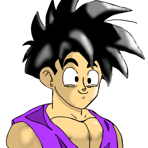 teen gohan base - ibisPaint