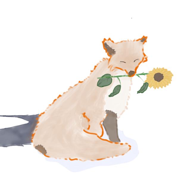 A little fox - ibisPaint