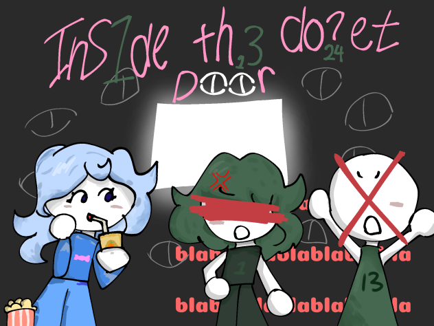 inside the closet door fanart - ibisPaint