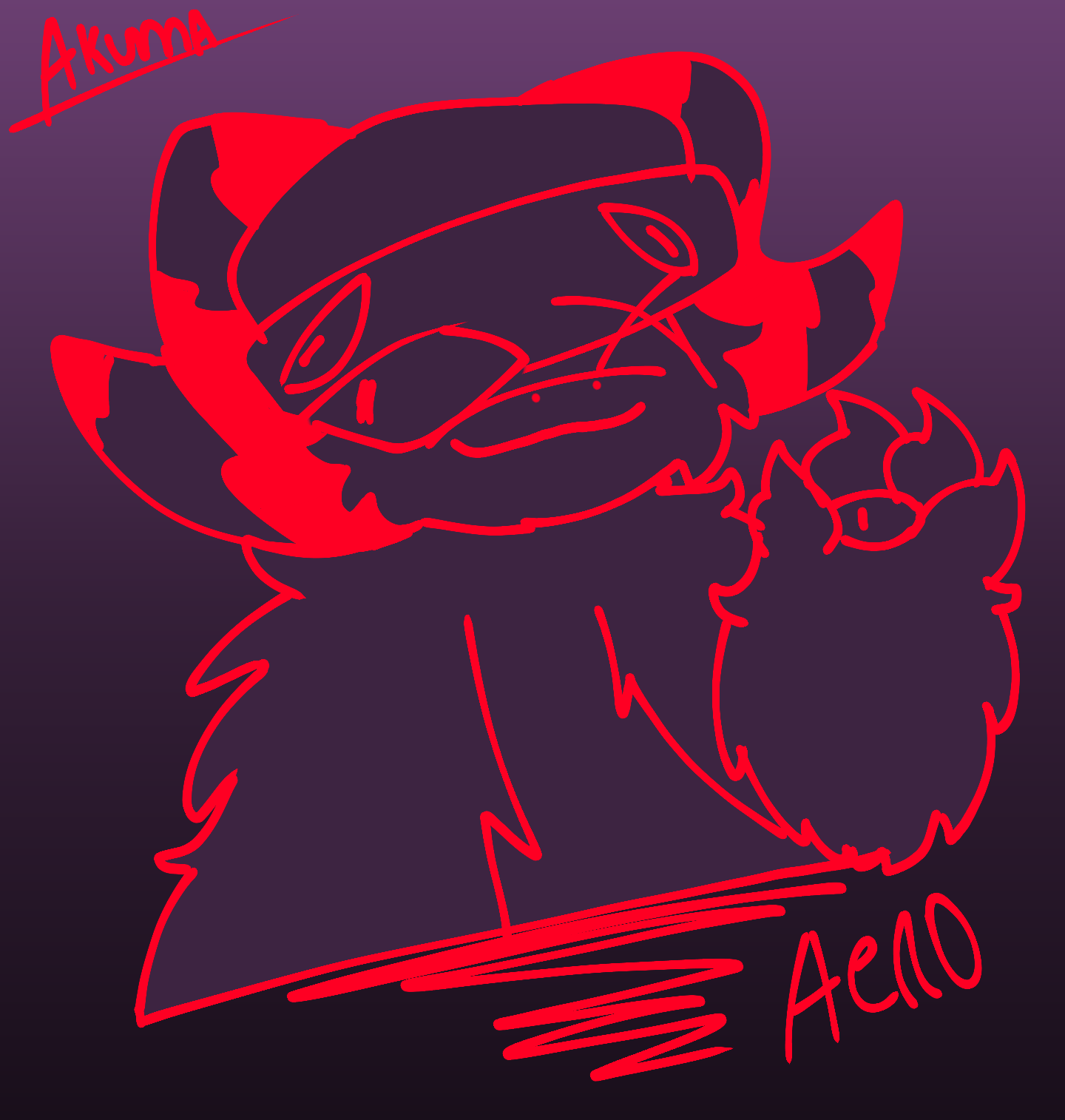 Demoralized Akuma - ibisPaint