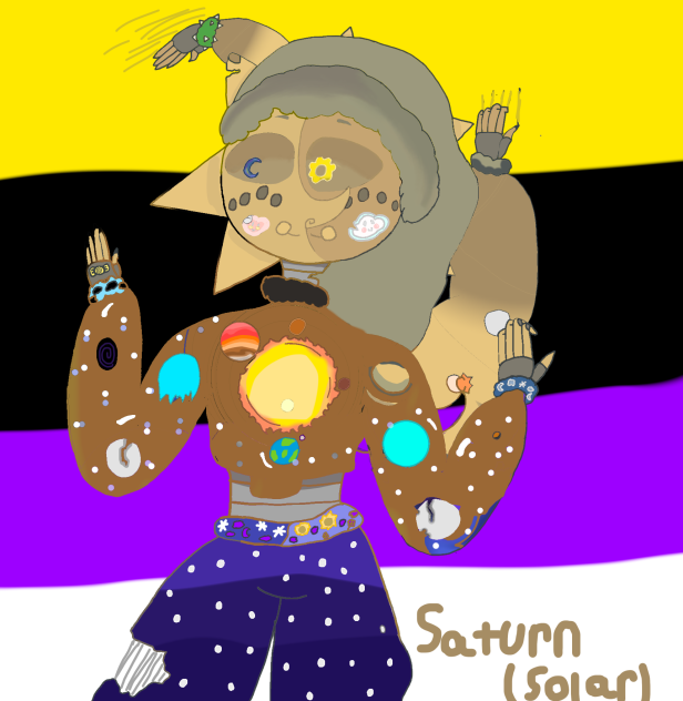 Hello Saturn - ibisPaint